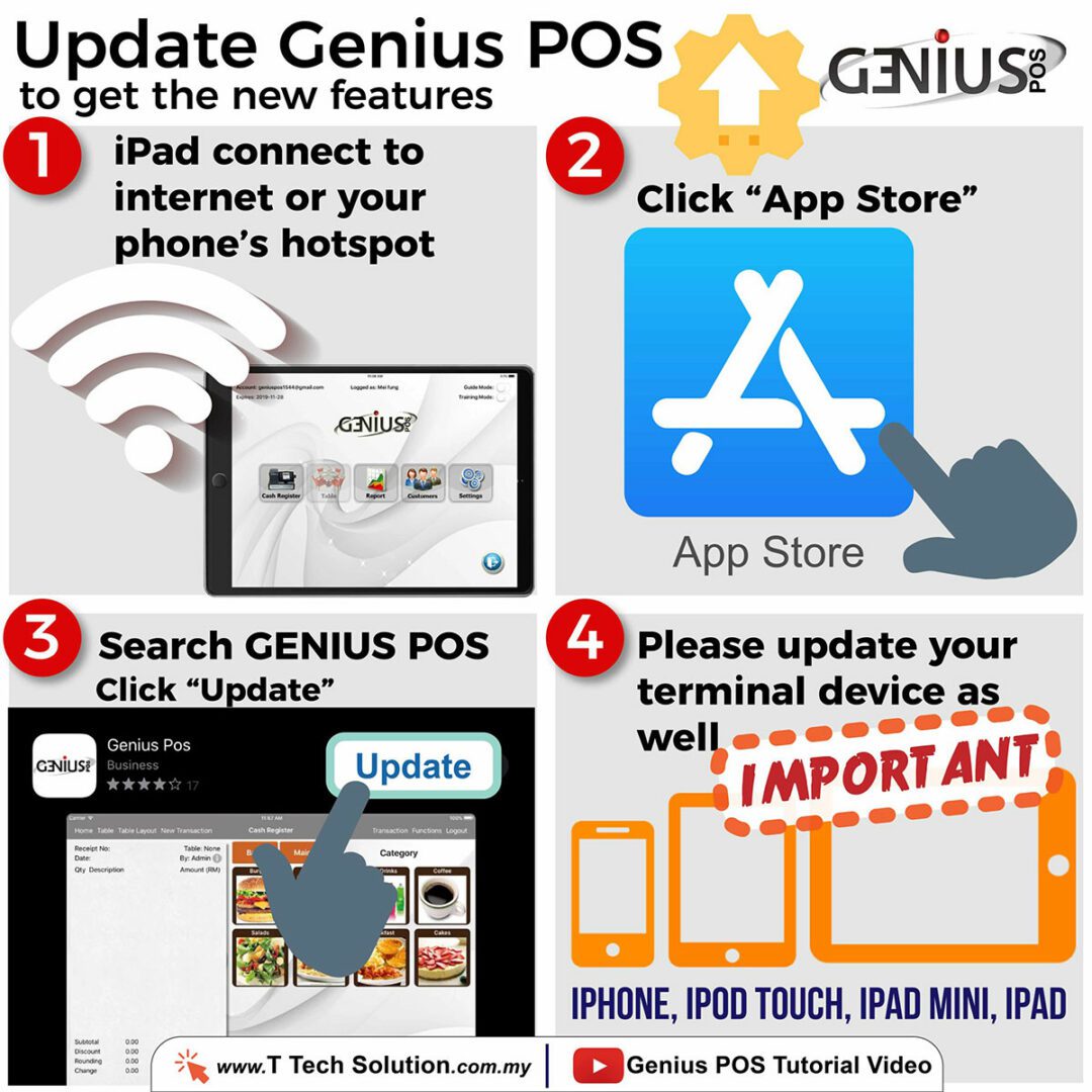 Tutorial Video for Genius Point of Sale (POS) System