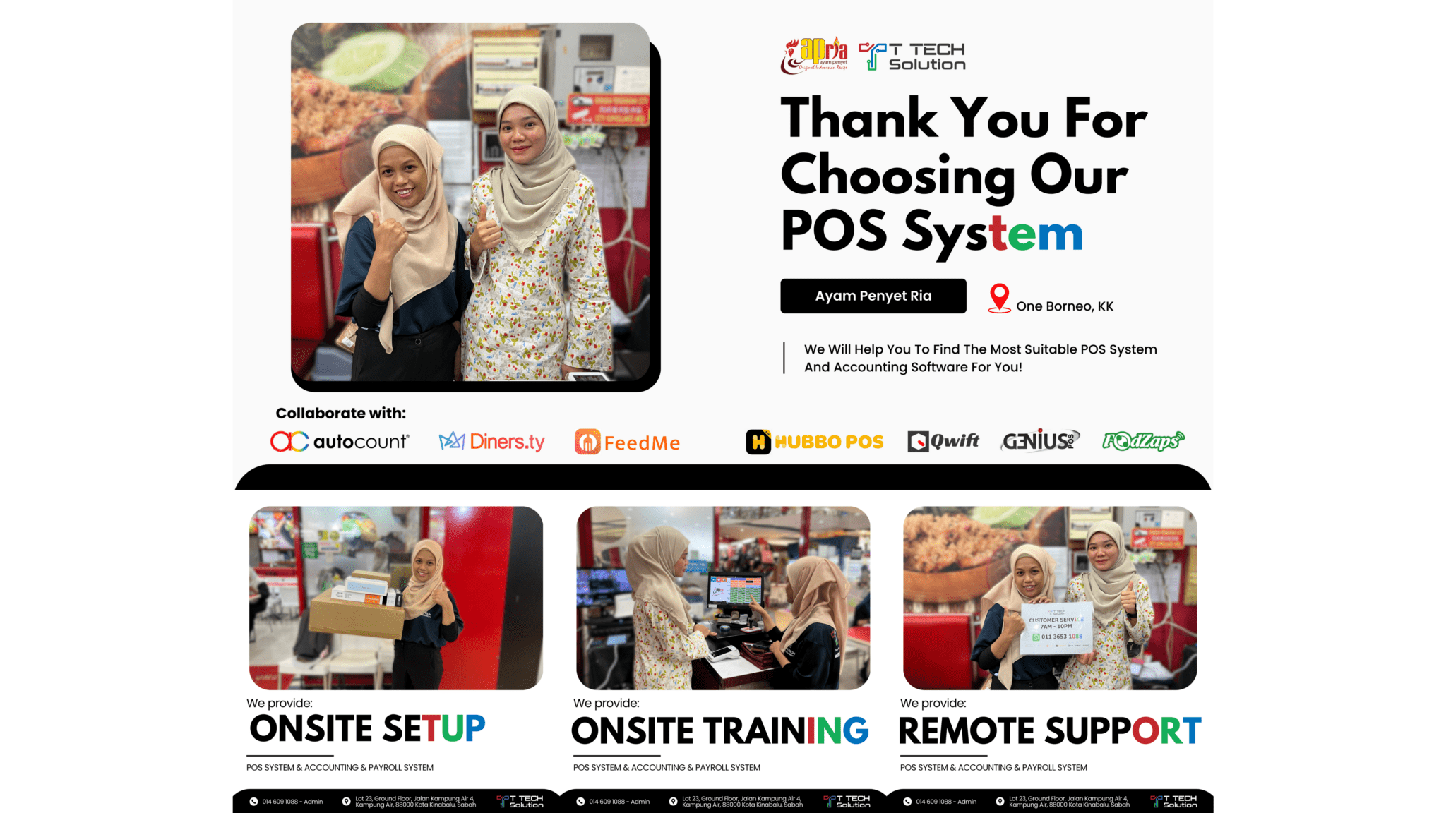 Sabah POS System, AutoCount Accounting System | Kota Kinabalu